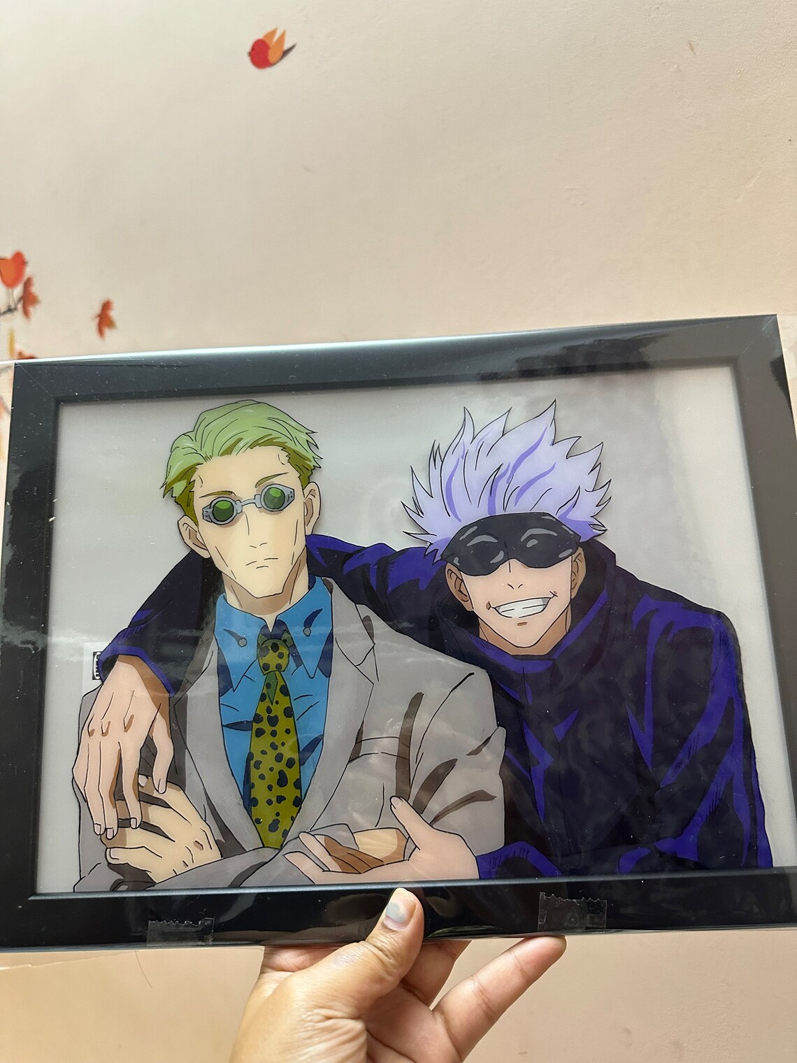 Gojo Satoru and Nanami Kento Acrylic Glass Painting Anime Painting ...