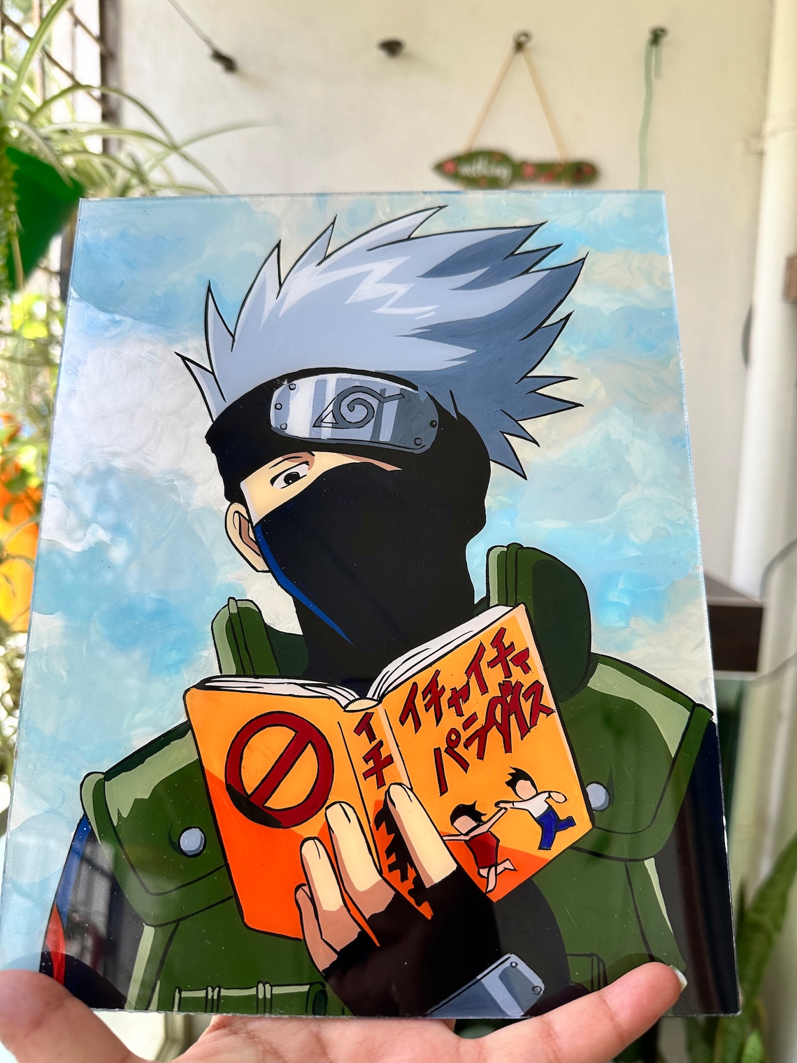 Anime Glass Paintings | Premade Glass Painting | Anime Painting ...