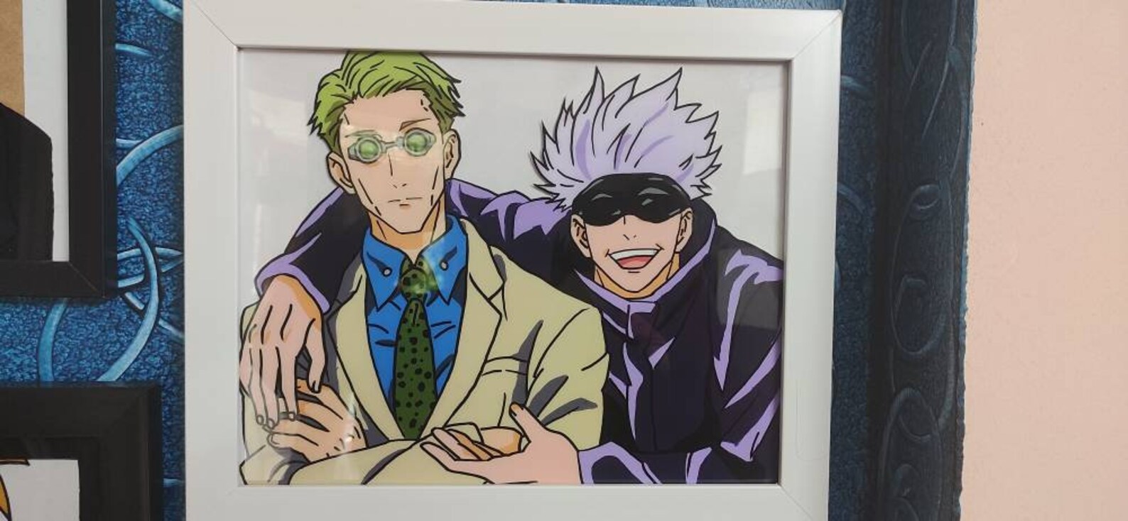 Gojo Satoru and Nanami Kento Acrylic Glass Painting Anime Painting ...