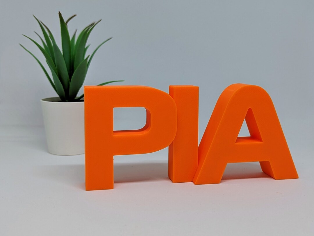 Oscar Piastri - Formula 1 - PIA Text Sign - Mclaren - Decorative, Great ...