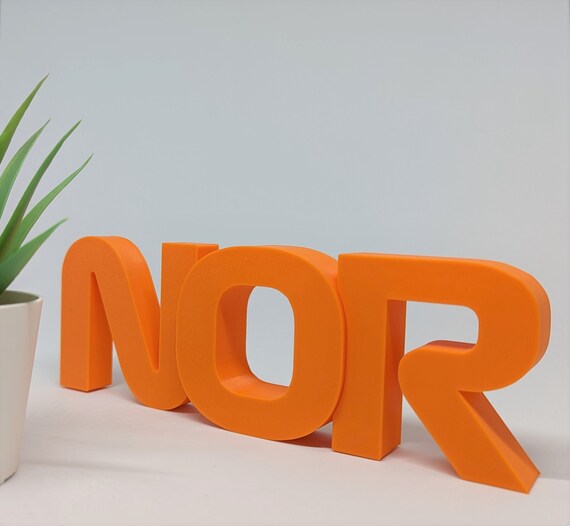 Lando Norris Formula 1 NOR Text Sign Mclaren - Etsy