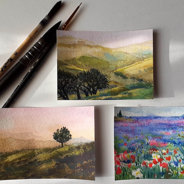 Aceo Art Cards Etsy