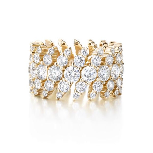 Diamond Cluster Ring - Etsy