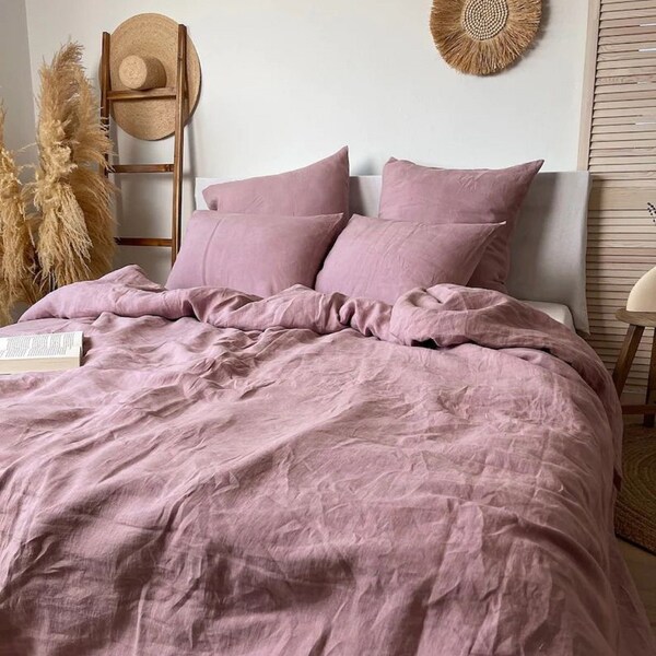 Pink Gray Bedding - Etsy