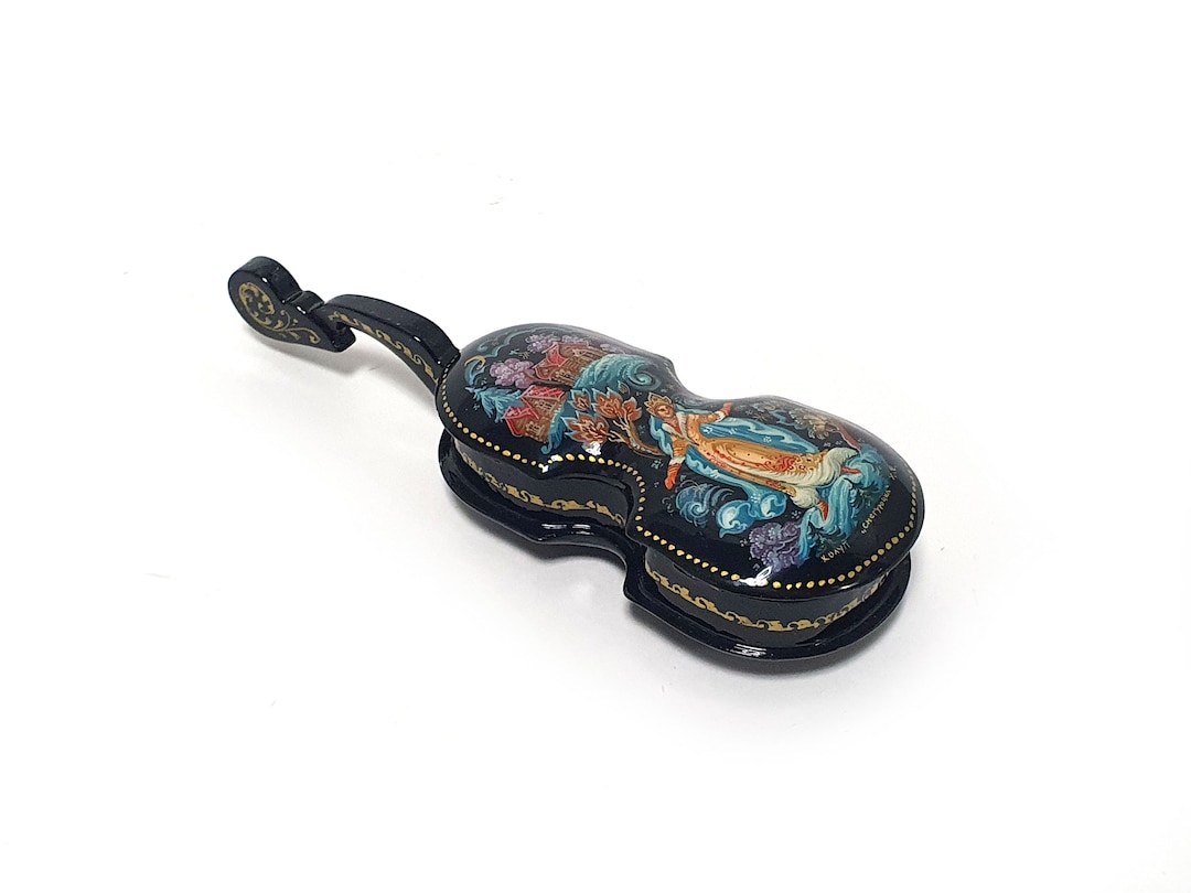 Lacquer Box Violin "fairy Tale" - Etsy