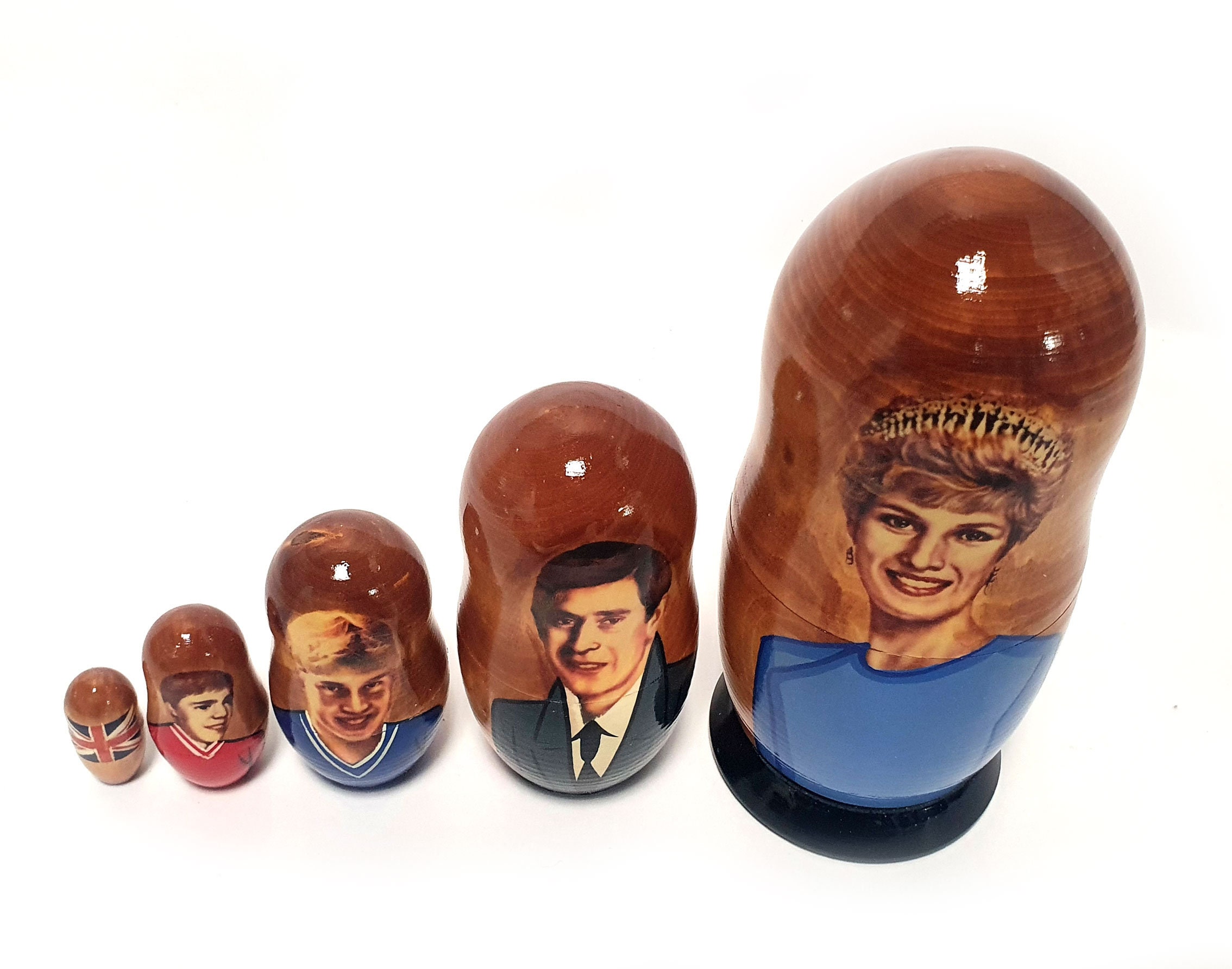 Princess Diana Nesting Dolls 7.08'' or 18 Cm 5 Pcs - Etsy