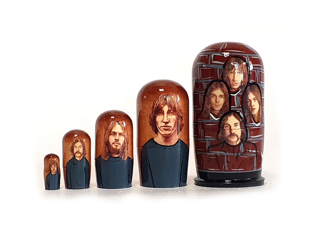 Author's Art Fantasy Pink Floyd Nesting Dolls, 4.52" or 11.5 Cm 5 Pcs ...