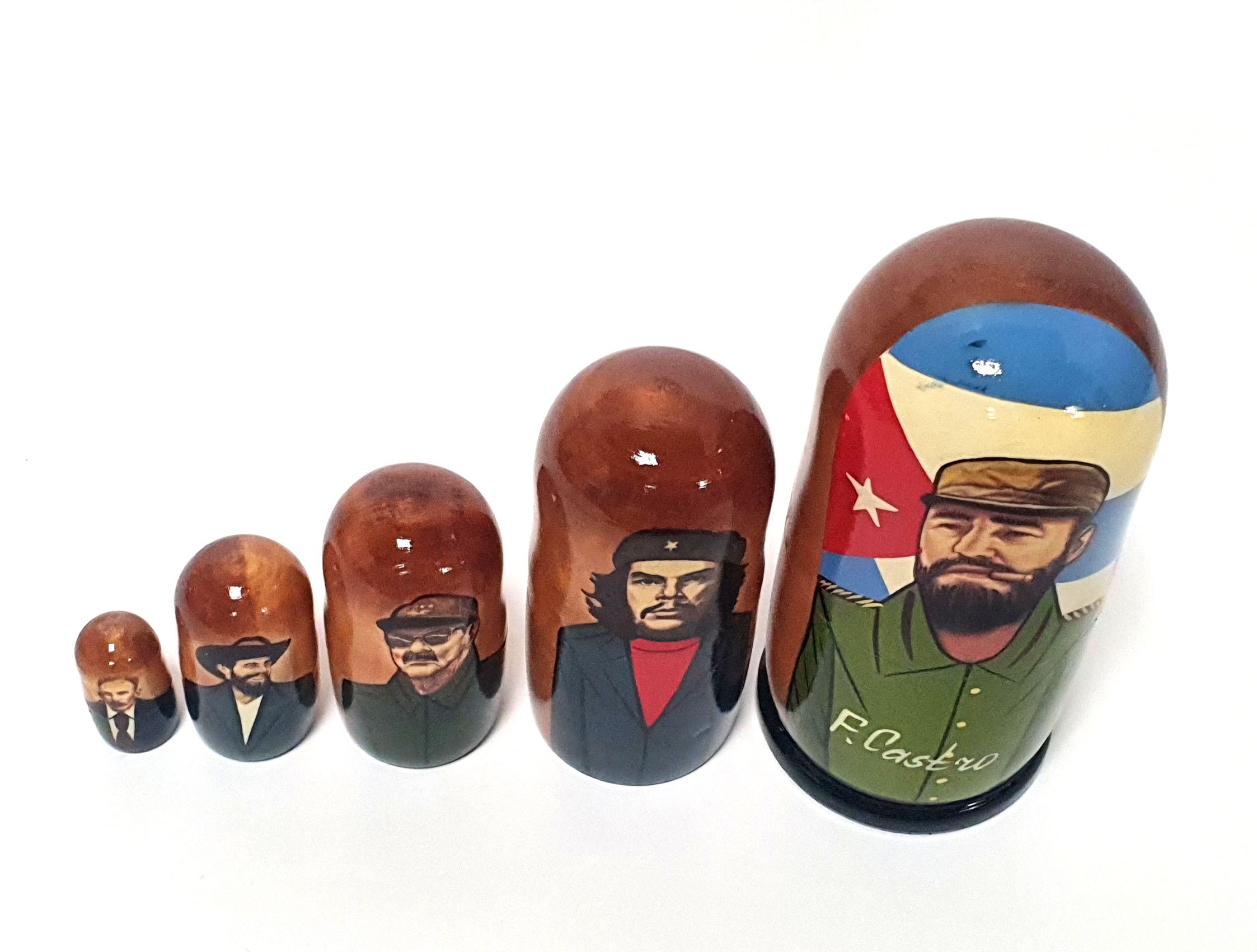 Fidel Castro Nesting Dolls 7.08'' or 18 Cm 5 Pcs. - Etsy