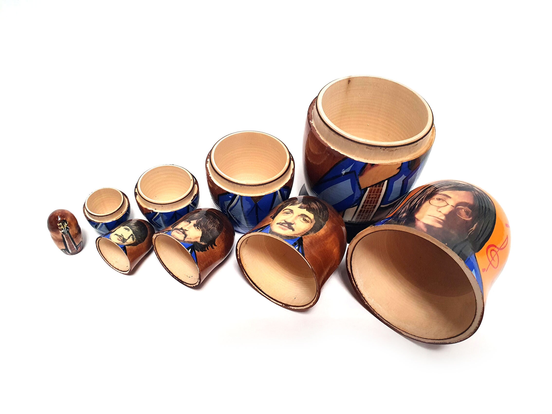 The Beatles Nesting Doll 7.08'' or 18 Cm 5 Pcs - Etsy