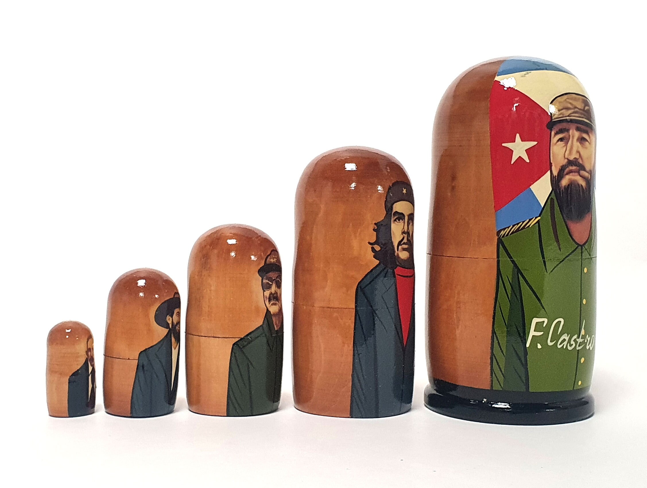 Fidel Castro Nesting Dolls 7.08'' or 18 Cm 5 Pcs. - Etsy