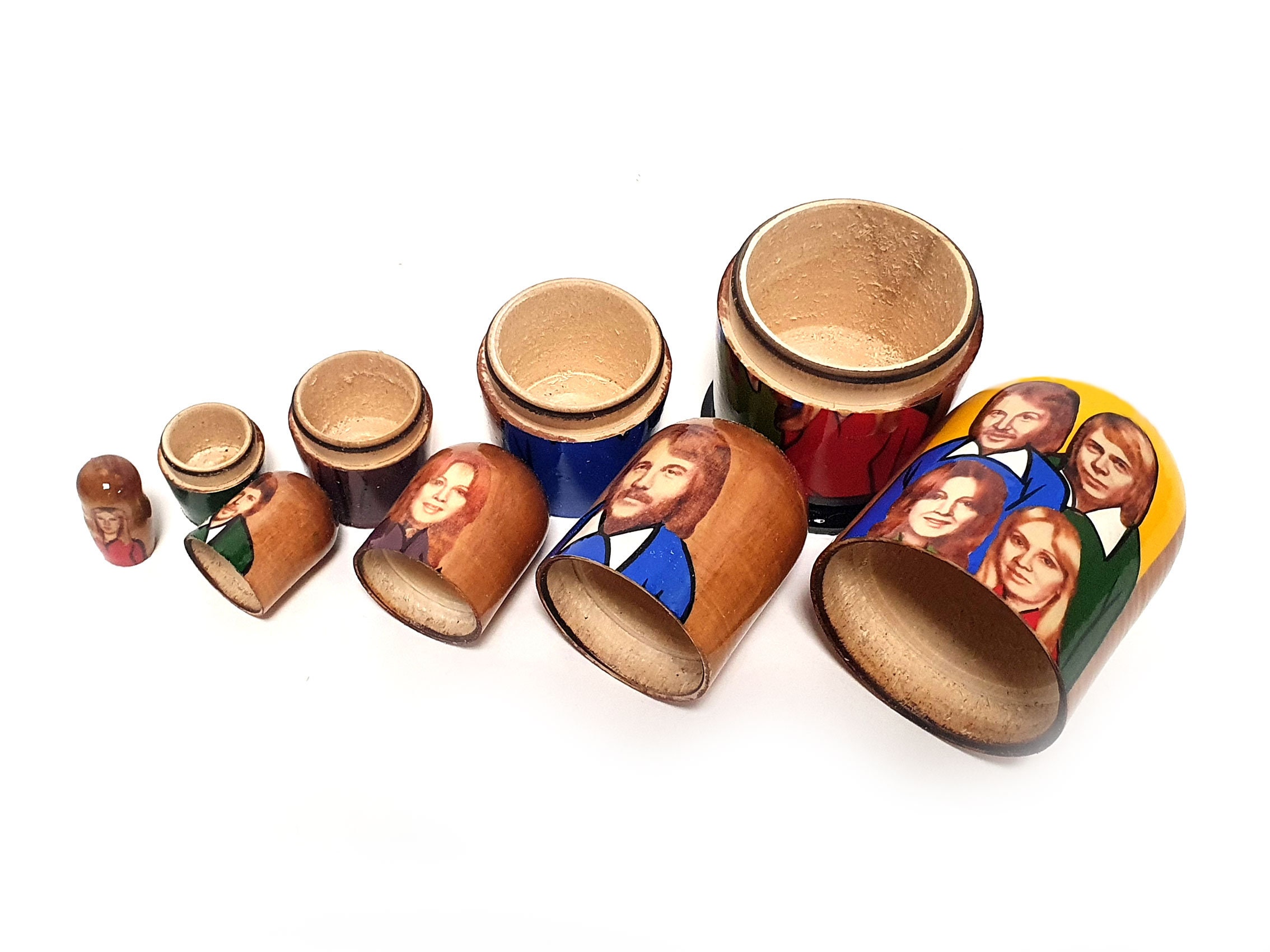 Author's Art Fantasy ABBA Nesting Dolls 4.52 '' or 11.5 Cm, 5 Pcs - Etsy