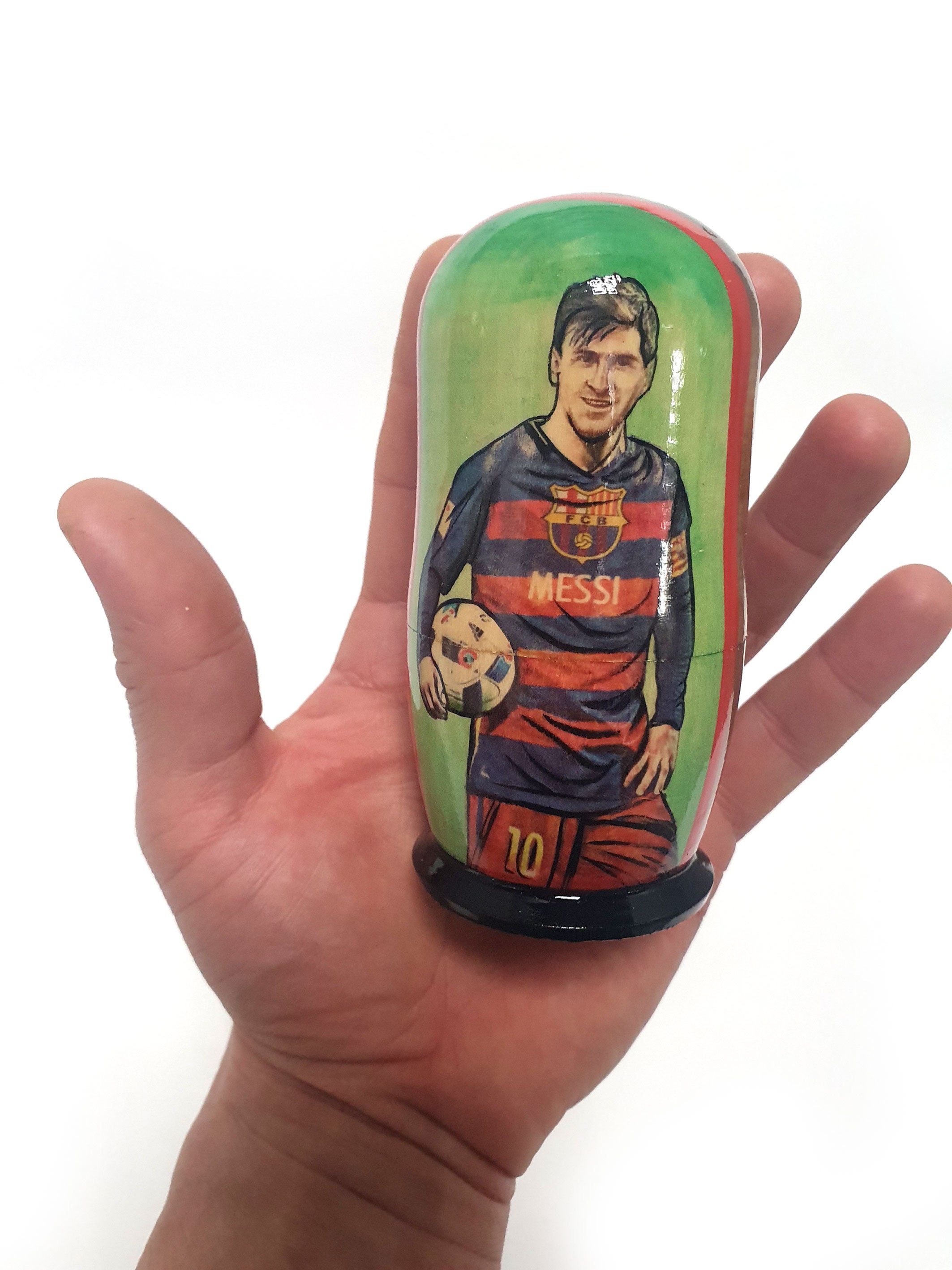 Lionel Messi Futbol Club Barcelona Nesting Dolls 4.52 - Etsy