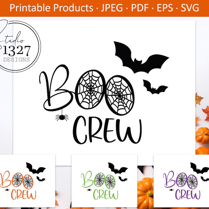 Boo Crew Printable - Etsy