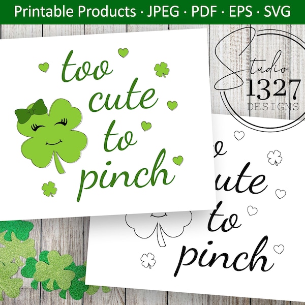 Too Cute to Pinch Png - Etsy