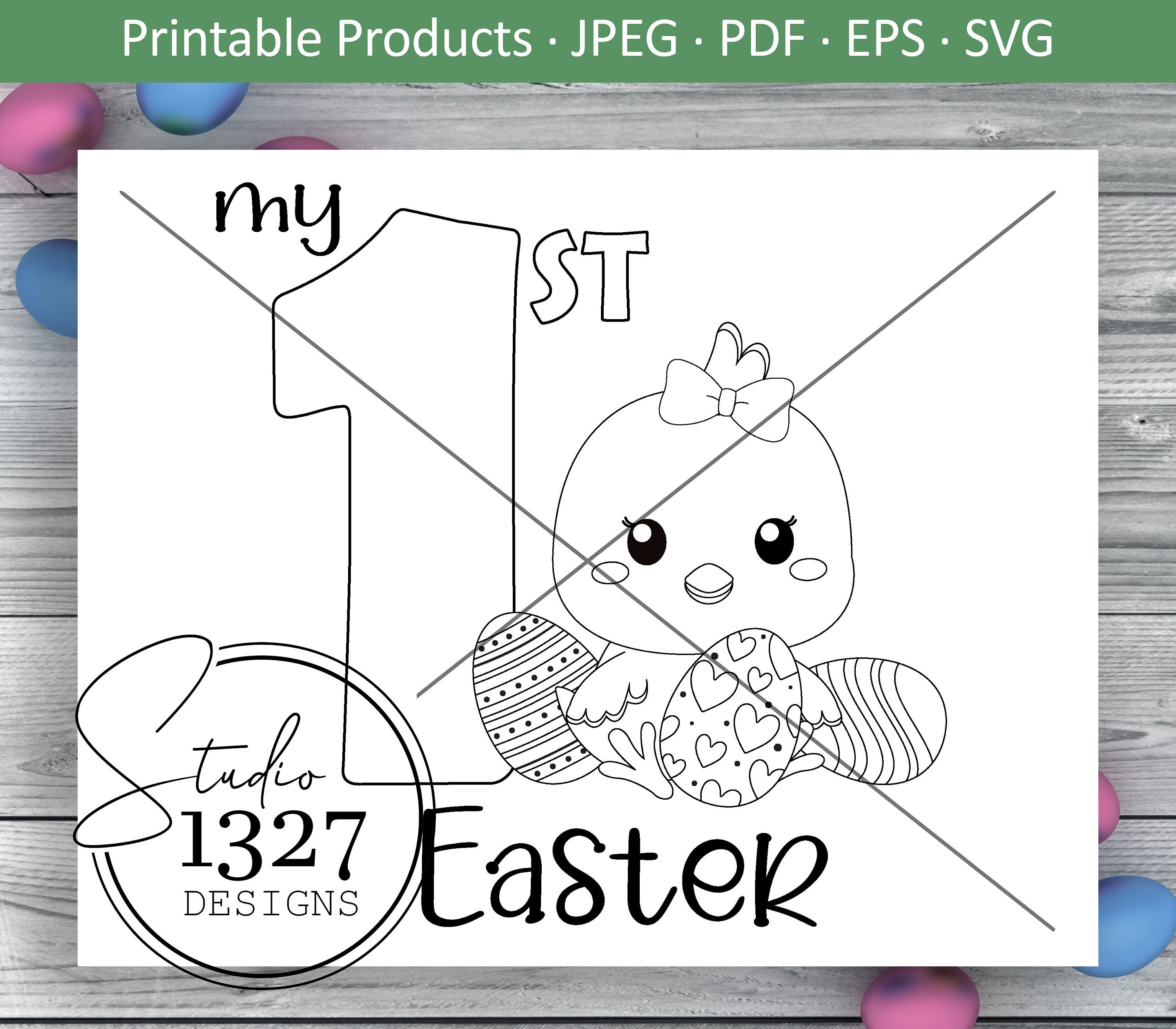 My 1st Easter / My First Easter / Easter Printable / Easter SVG / My ...