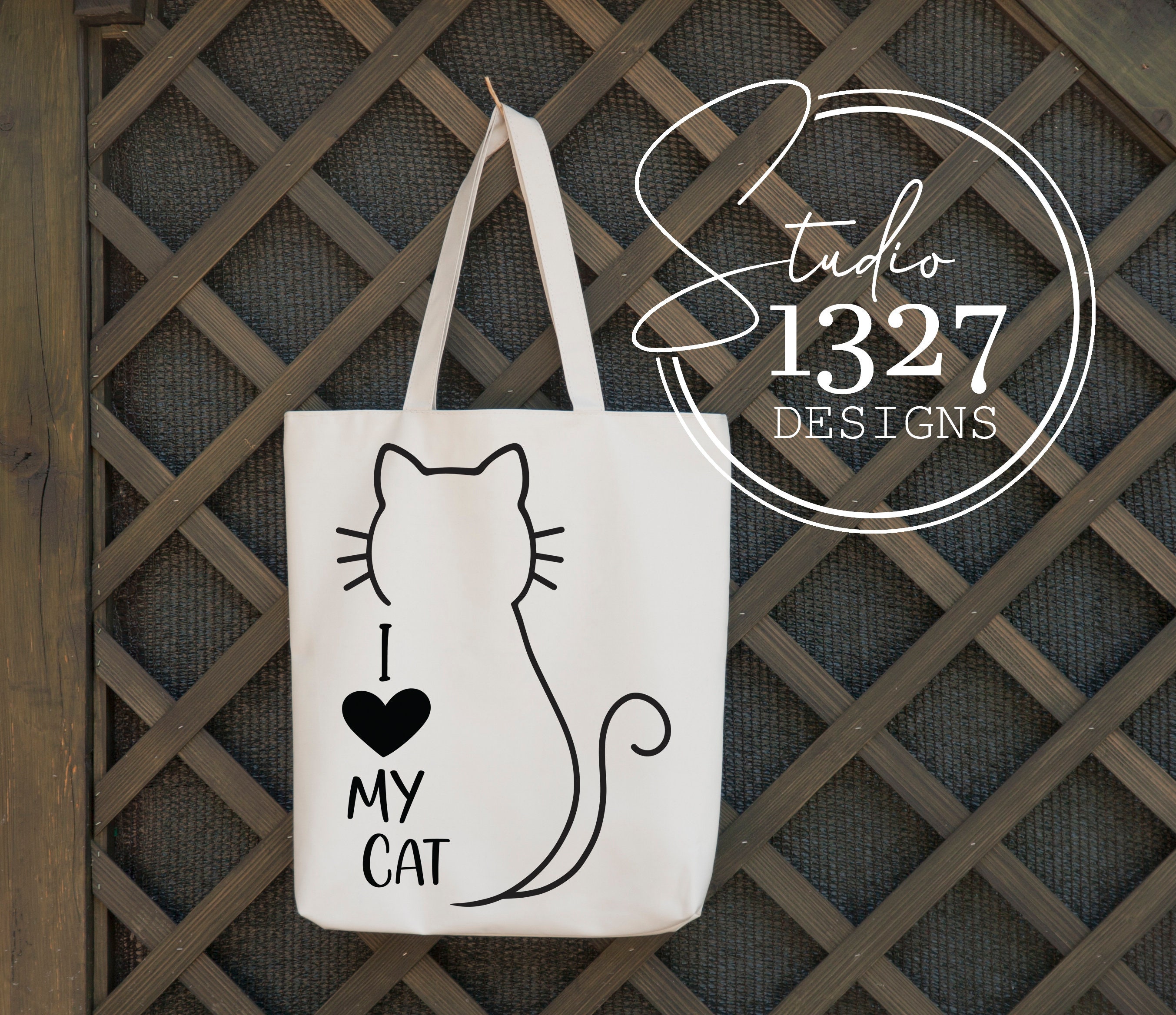 I Love My Cat / Cat Lover Printable / Cat SVG / Printable Cat Art / Cat ...