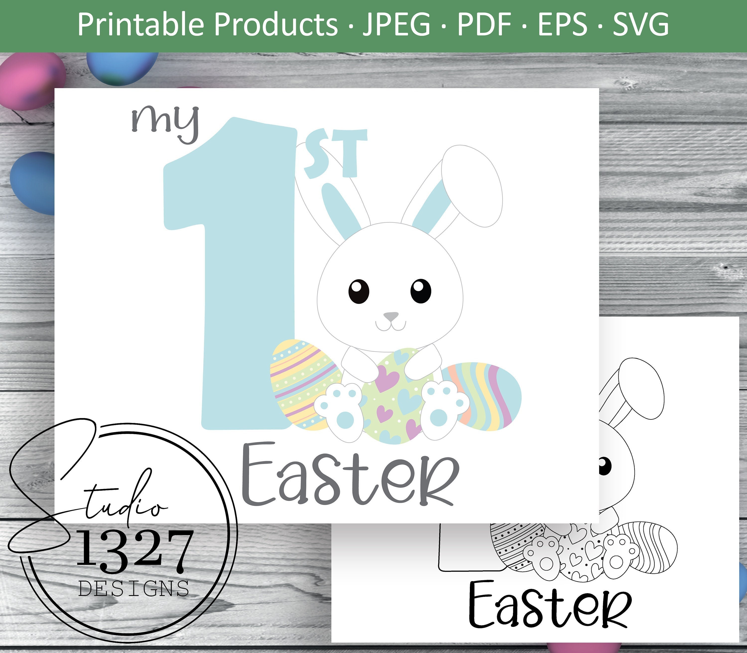 My 1st Easter / My First Easter / Easter Printable / Easter SVG ...