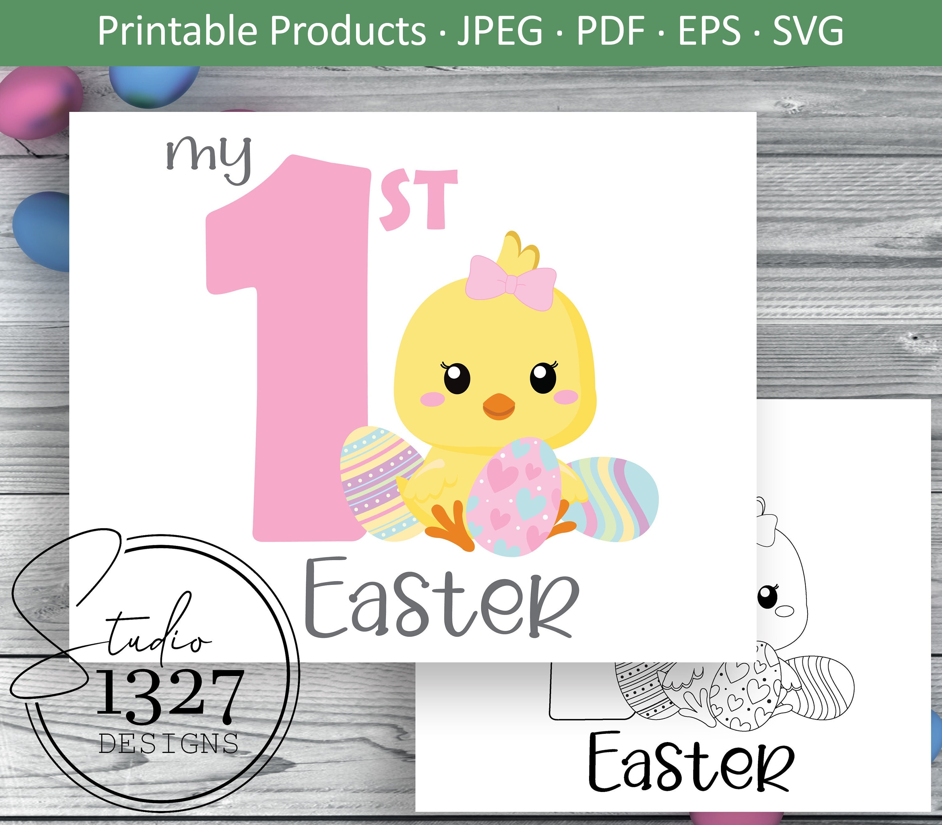 My 1st Easter / My First Easter / Easter Printable / Easter SVG / My ...