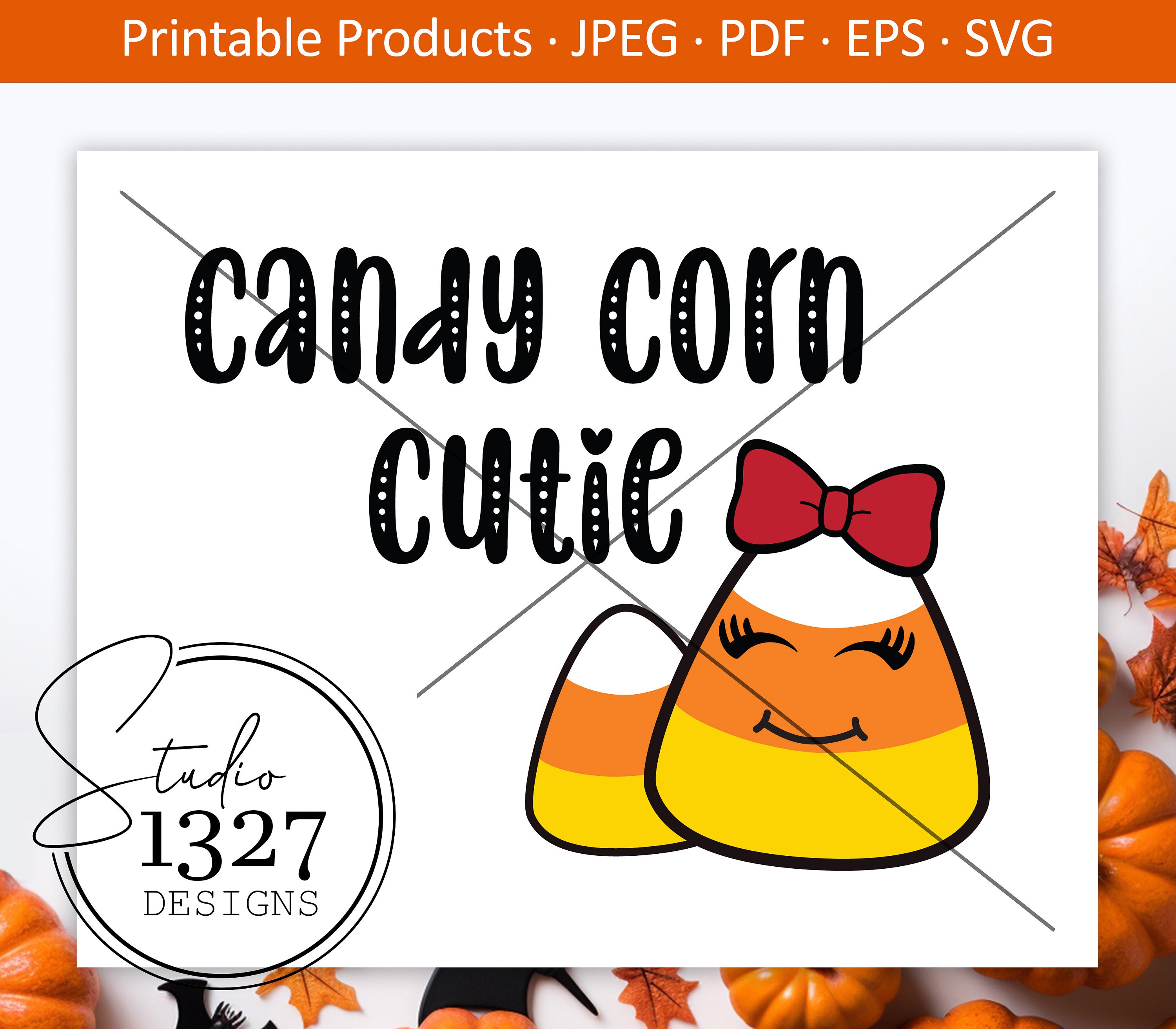 Candy Corn Cutie / Candy Corn Cutie SVG / Candy Corn Cutie Printable ...