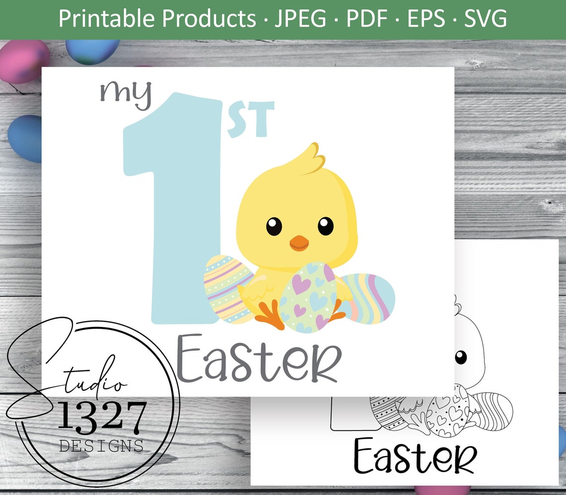My 1st Easter / My First Easter / Easter Printable / Easter SVG / My ...