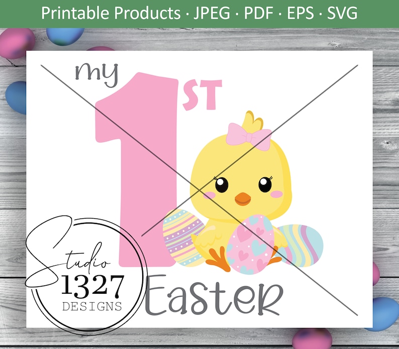 My 1st Easter / My First Easter / Easter Printable / Easter SVG / My ...