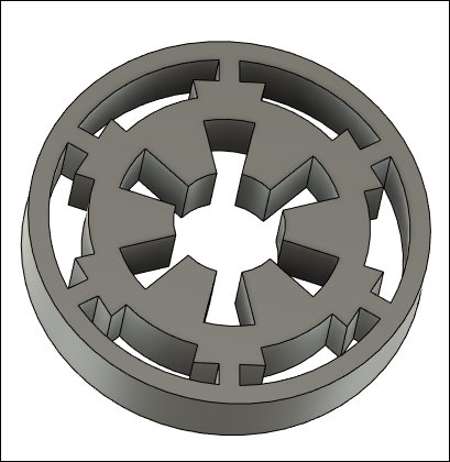 Galactic Empire Logo - 3D Print + SVG Files - Etsy