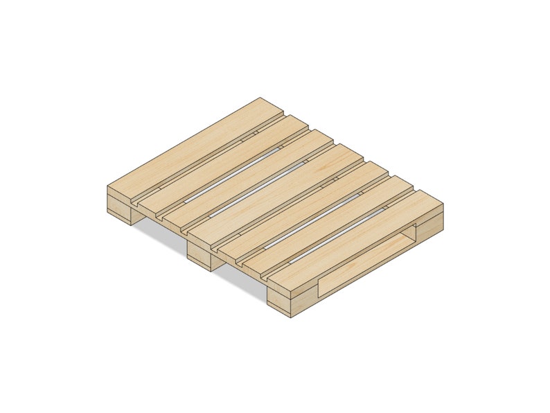1/10 Scale Pallet - 3D Print Files - Etsy