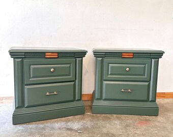 SOLD Refinished Nightstands - Etsy