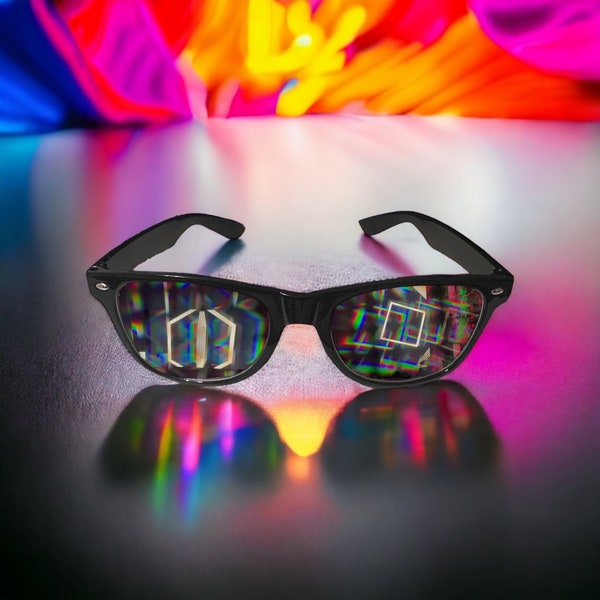 Psychedelic Glasses - Etsy