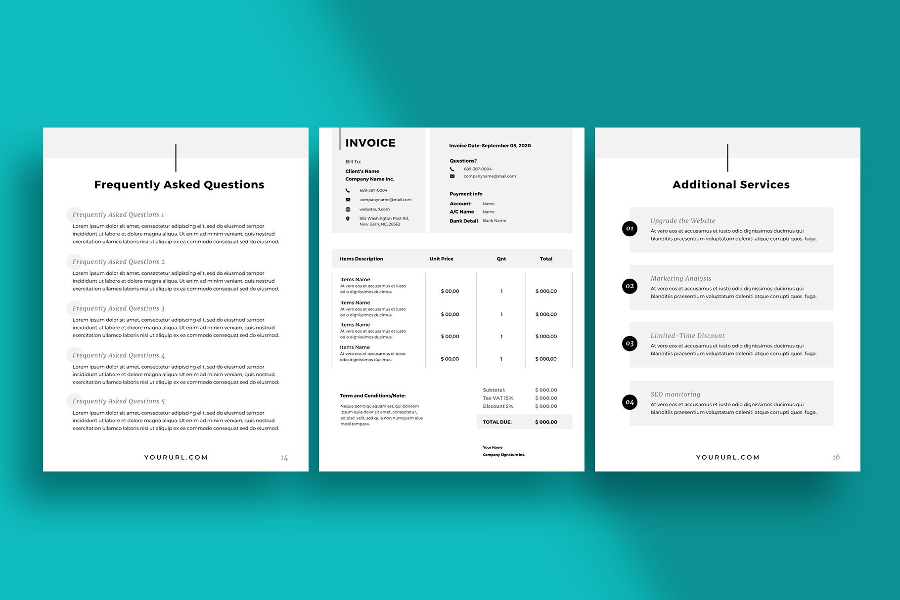 Project Proposal Template Canva Client Proposal Template Canva - Etsy