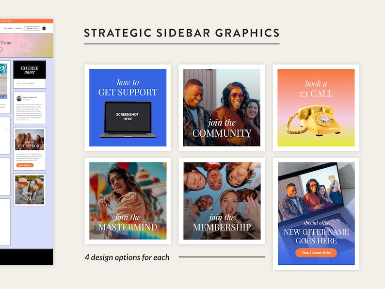 Kajabi Course Theme: Customizable Template With Canva Graphics - Etsy