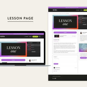 Kajabi Course Theme: Customizable Template With Canva Graphics - Etsy