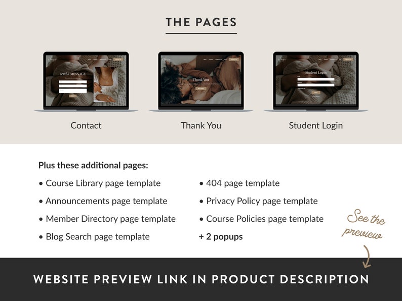 Kajabi Website Template: Coach & Course Creator Theme - Etsy Canada