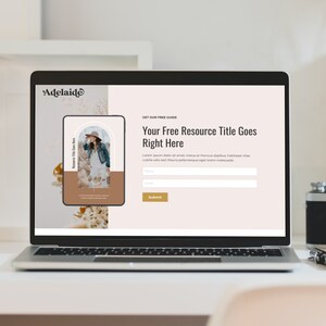 Kajabi Freebie Opt-in Page Kajabi Coaching Lead Magnet Signup Page ...