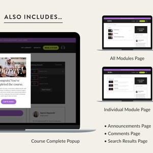 Kajabi Course Theme: Customizable Template With Canva Graphics - Etsy