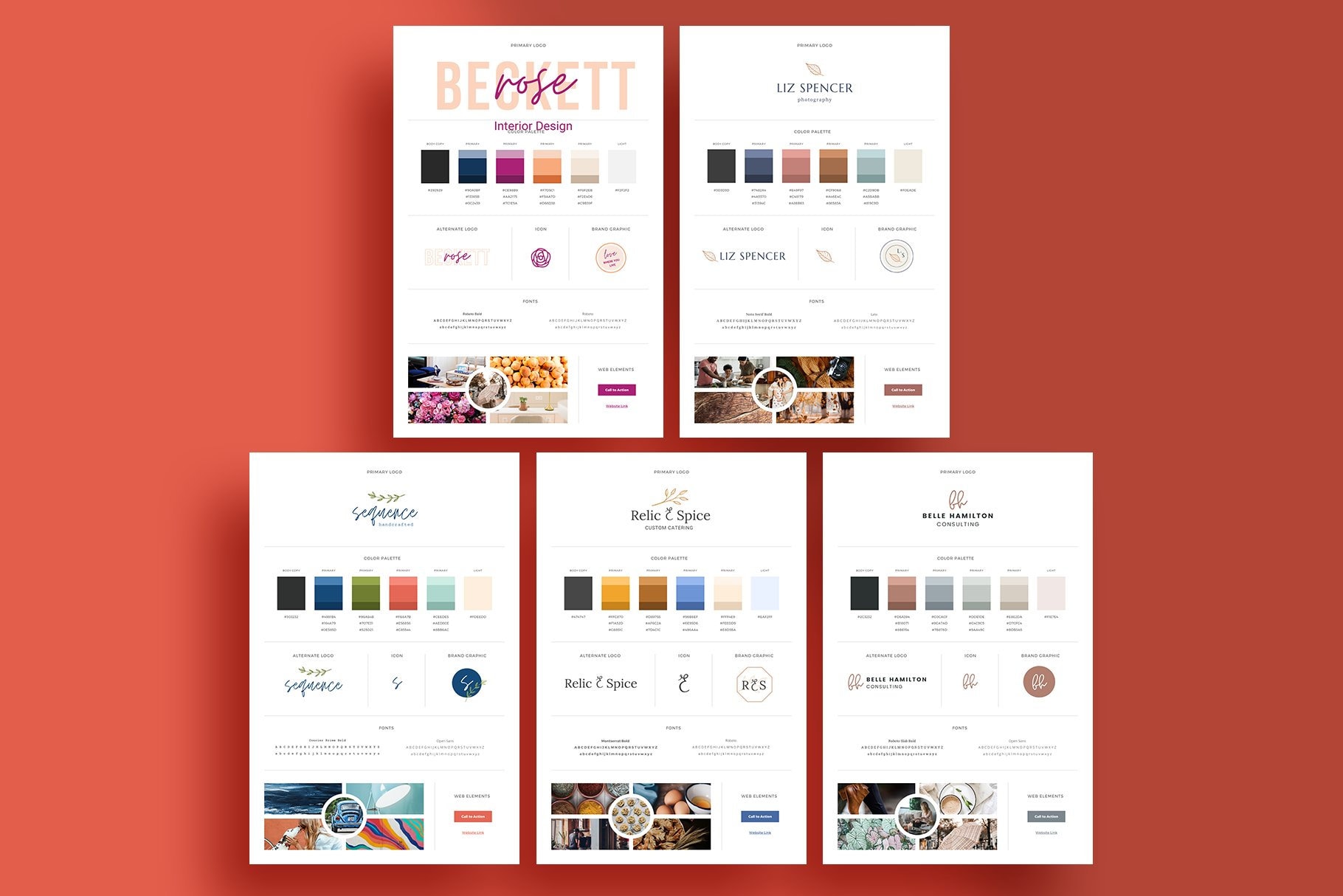 Branding Kit Template Canva Brand Kit for Small Business Branding Kit ...