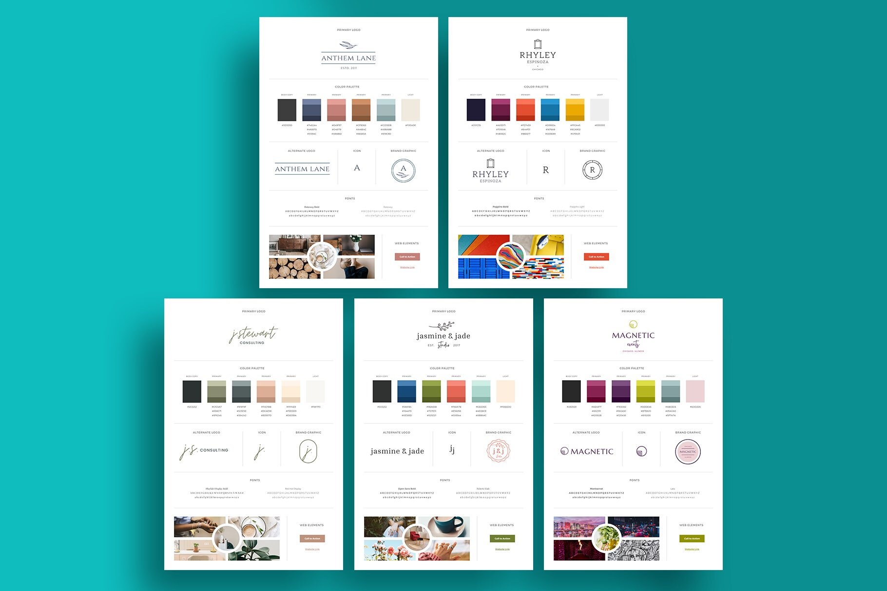 Branding Kit Template Canva Brand Kit for Small Business Branding Kit ...