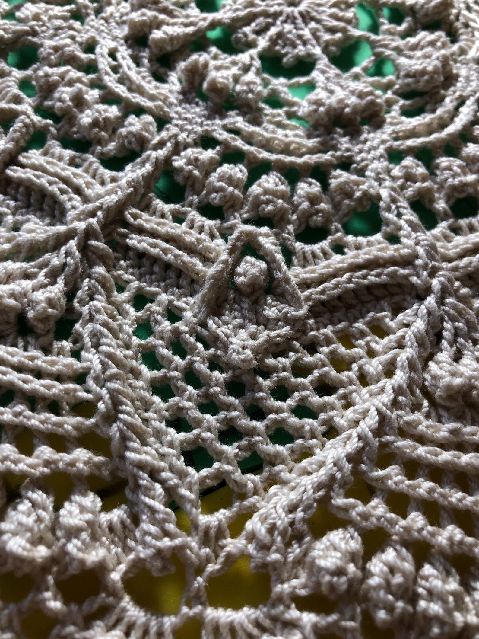 Natural Colored Crochet Doily - Etsy