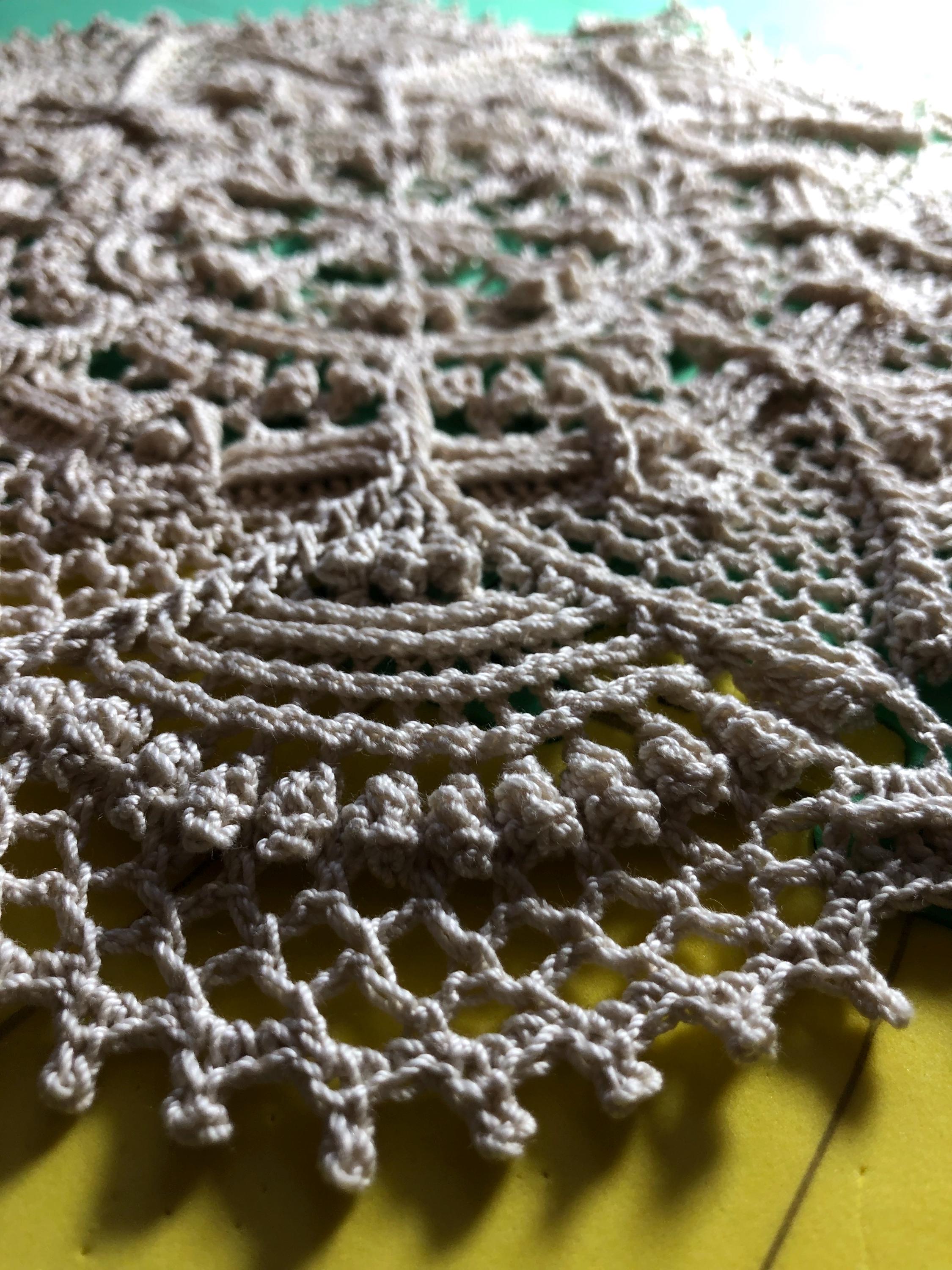 Natural Colored Crochet Doily - Etsy