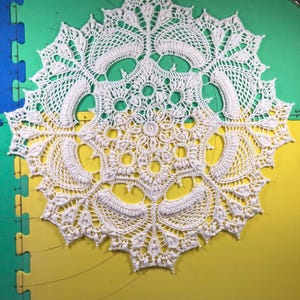White Crochet Doily - Etsy
