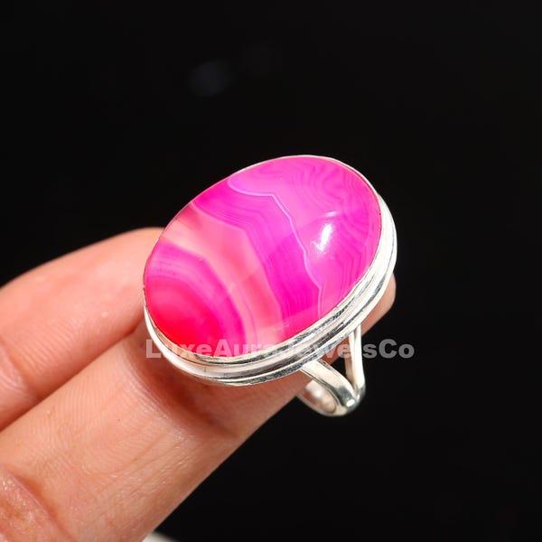 Pink Statement Ring - Etsy