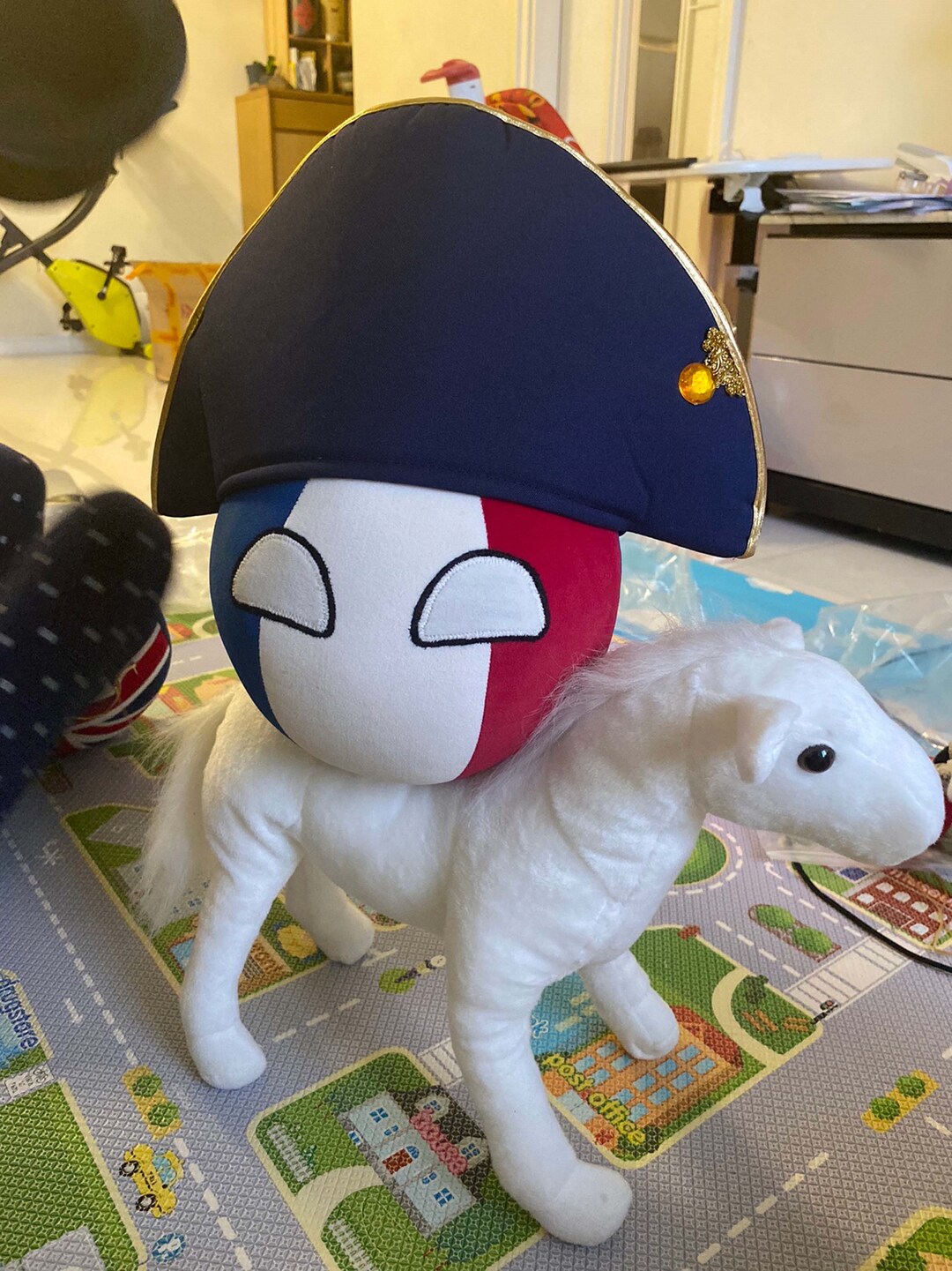 Eiffel Tower countryball France Plush Toy the - Etsy