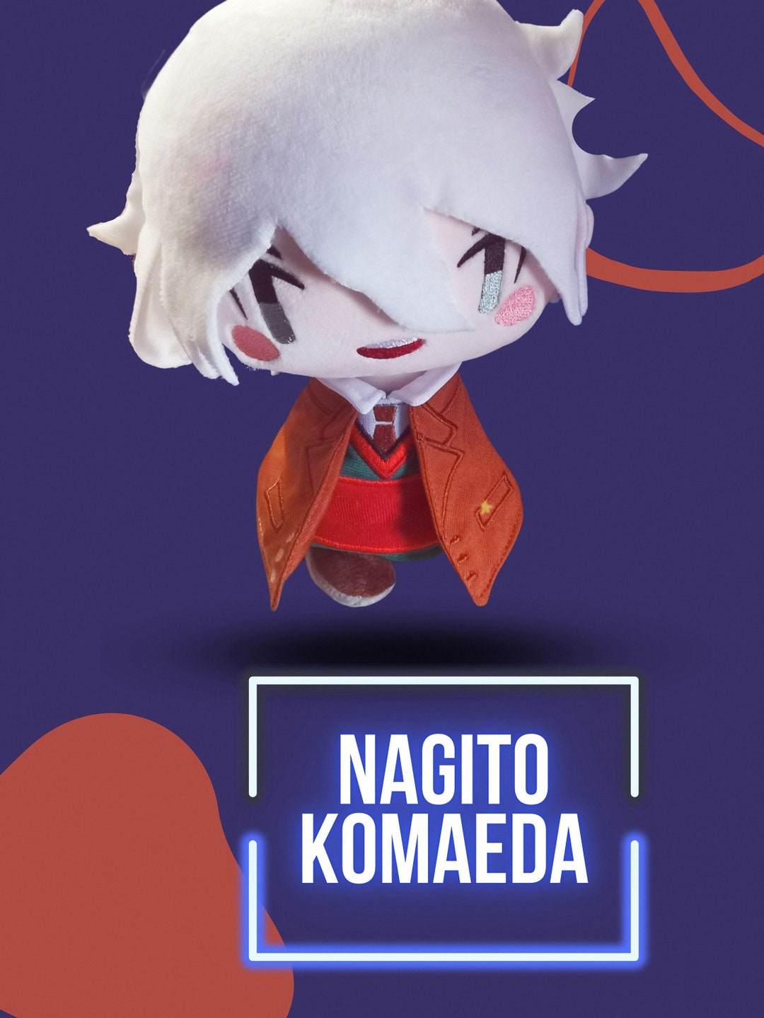 Danganronpa Plush Nagito Komaeda-inspired Plush Keychain - Etsy UK