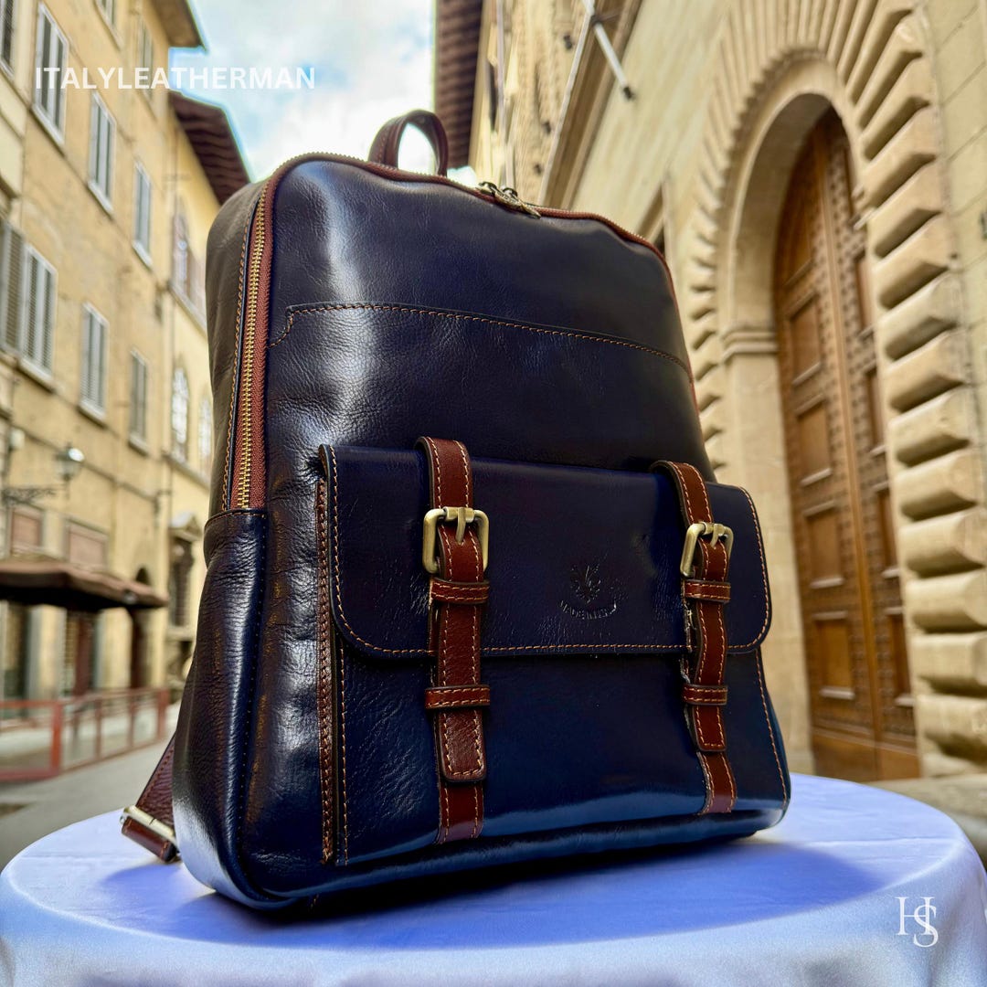 Italian Handmade Leather Backpacks for Men Elevate Your Style With ...