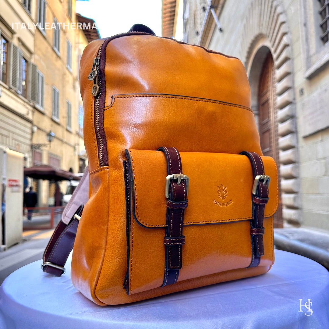 Italian Handmade Leather Backpacks for Men Elevate Your Style With ...
