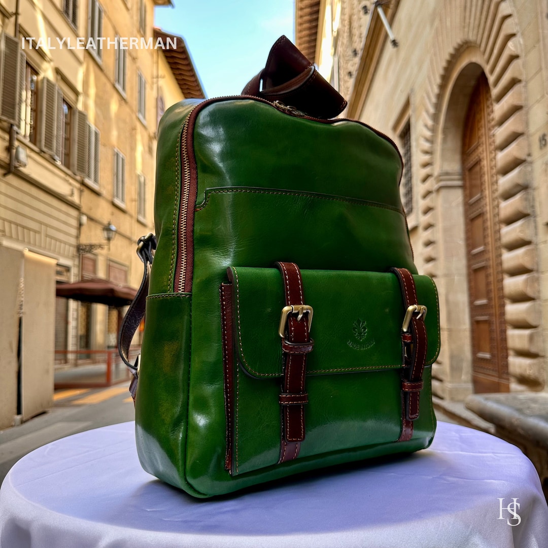 Italian Handmade Leather Backpacks for Men Elevate Your Style With ...