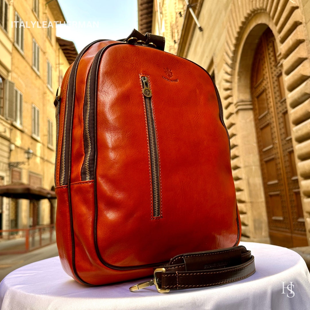 Italian Handmade Leather Backpacks for Men Elevate Your Style With ...