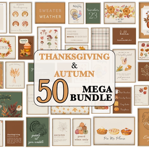 Thanksgiving Wall Decor - Etsy