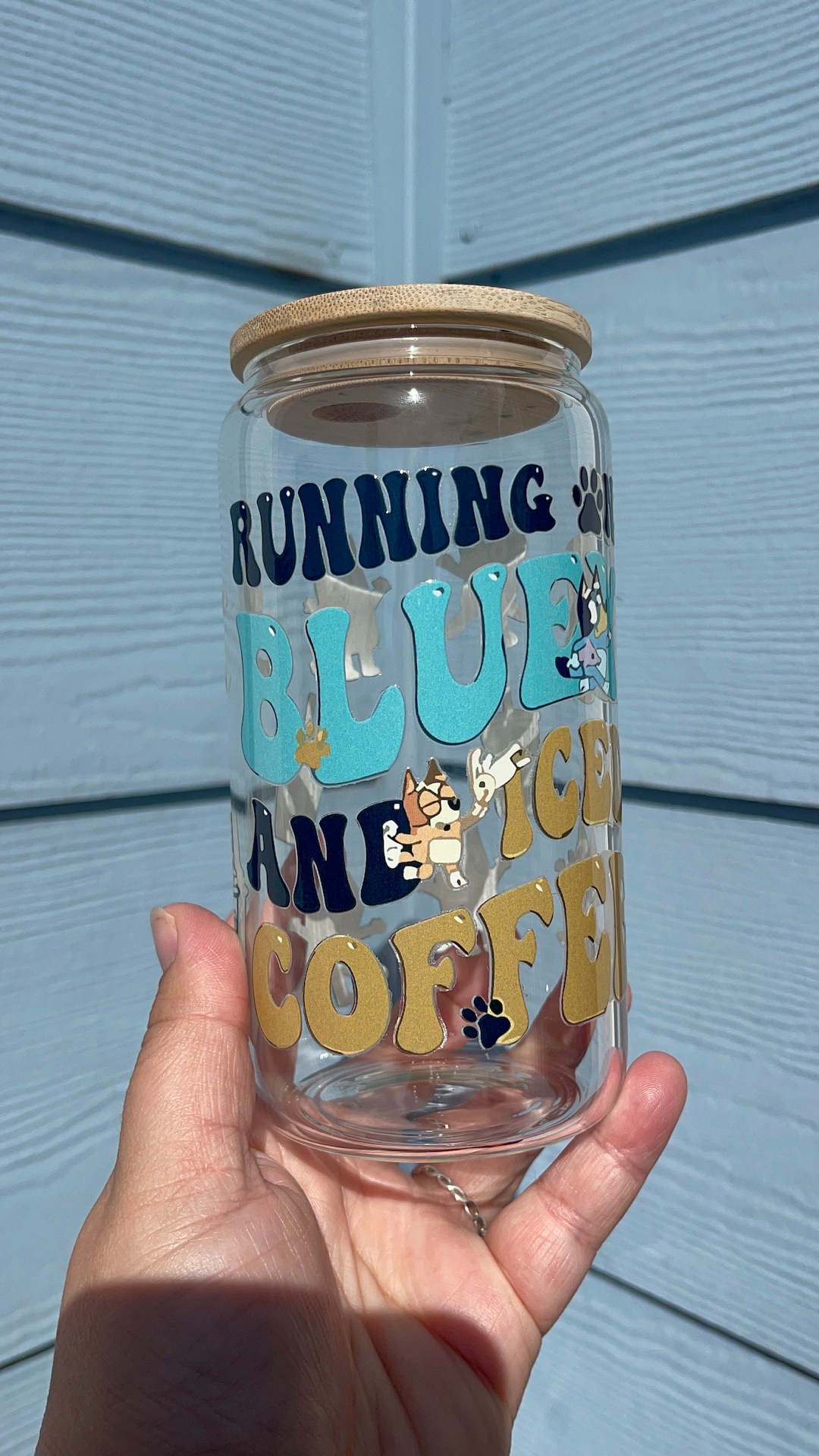 Bluey and Iced Coffee - Etsy