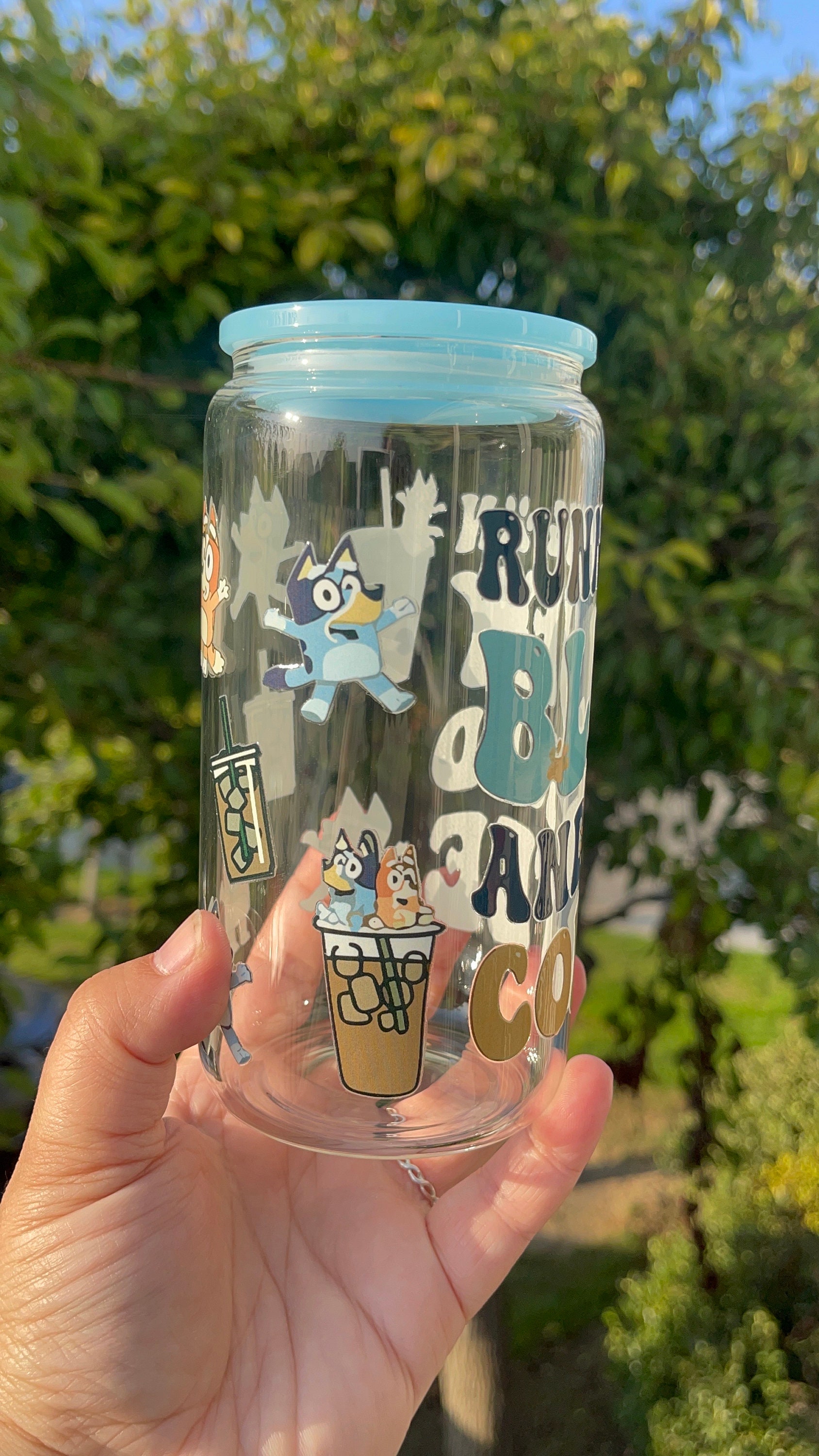 Bluey and Iced Coffee - Etsy